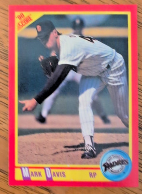 Mark Davis San Diego Padres 1990 Score Baseball Card #259 Mint | eBay