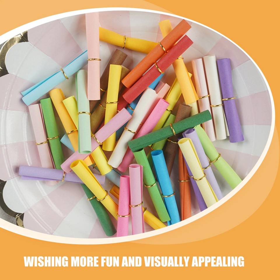 140 Pcs Camo Wrapping Paper Blank Scroll with Wood Rods Fake Pills Love ...