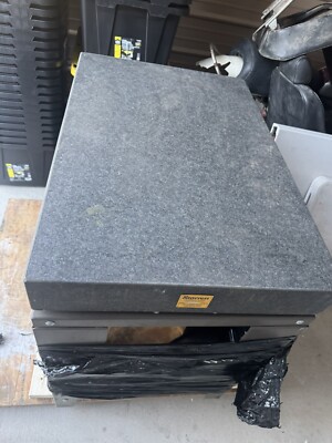 Starrett Granite Surface Table Plate 36 X 24 X 4 1/4 Grade A w/ Heavy ...