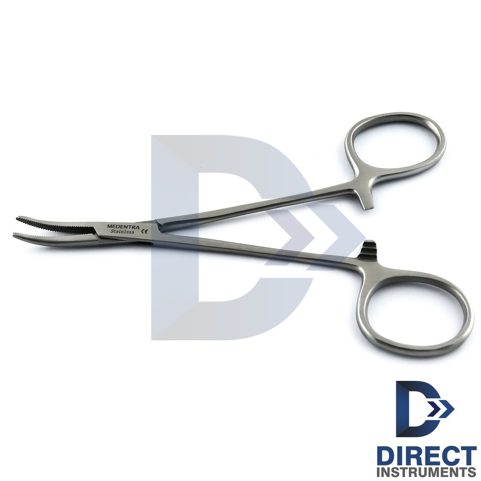 Hemostat Forceps Mosquito Straight Curved 12.5cm Halsted Surgical ...