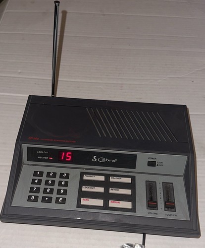 Cobra Sr 900 16 Channel Police Scanner Tested | eBay