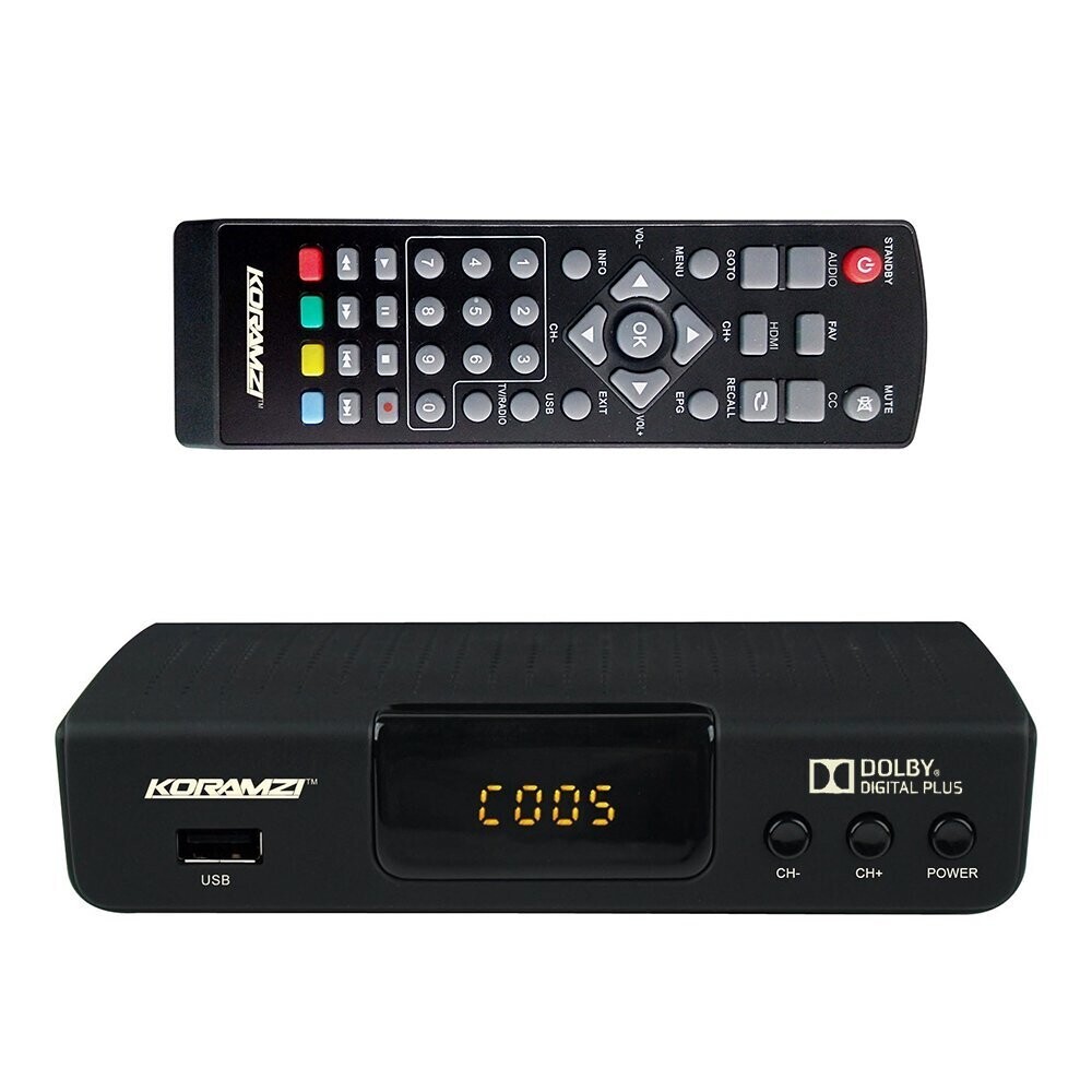 KORAMZI CB-105 Digital TV Converter (Black) for sale online | eBay