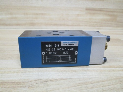 Rexroth Bosch Group HSZ 06 A603-31/M00 Valve HSZ06A60331M00 | eBay