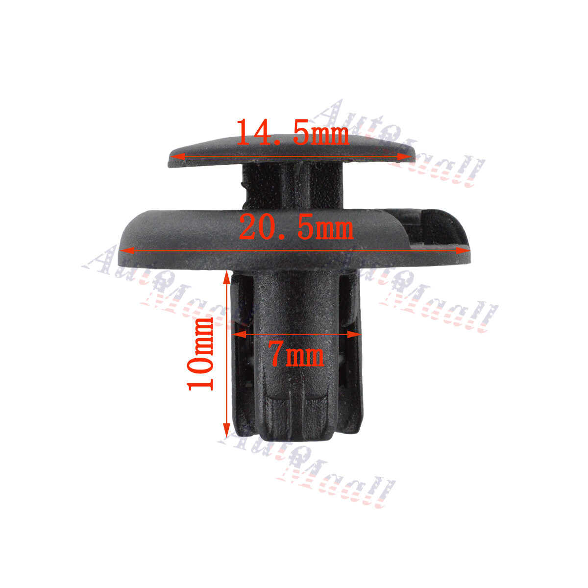 100pcs Fender Bumper Clips For 7mm Hole Suzuki Vitara SX4 Sidekick ...