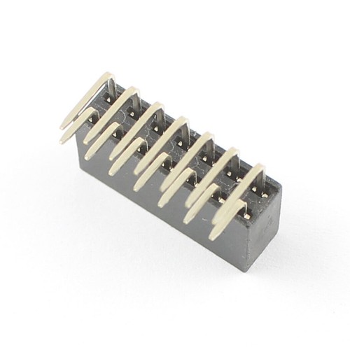 5Pcs 2.54mm Pitch 2x7 14 Pin Right Angle Female Double Header Strip PH ...