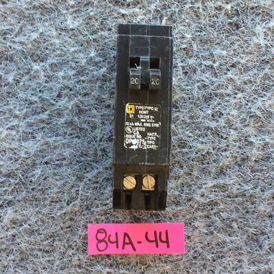 Square D Homeline 20 amp Twin 1 Pole Tandem Circuit Breaker HOMT2020 ...