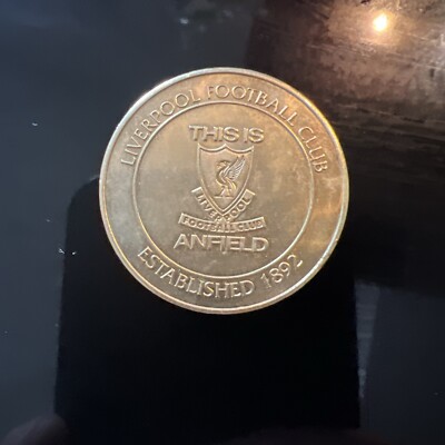 L. F.C. Liverpool Football Club Anfield Gold Memorial Coin | eBay UK