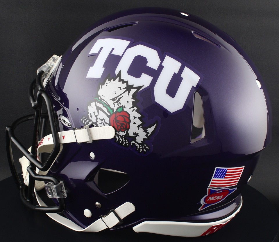 TEXAS CHRISTIAN TCU HORNED FROGS Riddell Speed Full Size REPLICA ...