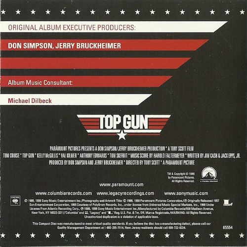 CD 1999, Top Gun (Original Motion Picture Soundtrack) (Special Expanded ...