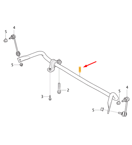 Barre anti-roulis avant VOLVO XC90 MK2 31406930 NEUF ORIGINE | eBay
