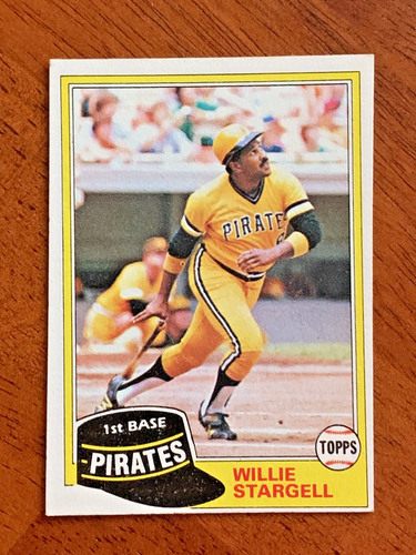 1981 Topps #380- Willie Stargell, Pittsburgh Pirates - HOF - ExMt ...