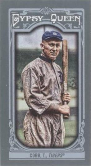 2013 Topps Gypsy Queen - Ty Cobb #155 Mini Bat on Shoulder for sale ...
