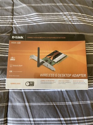 D Link WDA 1320 Wireless G Desktop Adapter Network WiFi Computer ...
