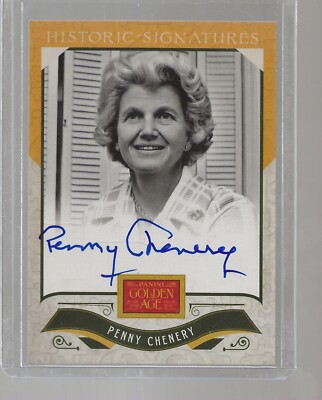 2012 Panini Golden Age Historic Signatures Penny Chenery Auto ...