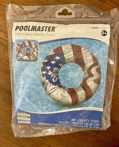 Poolmaster 36" Patriotic Swimming Pool Tube Float Lady Liberty | eBay
