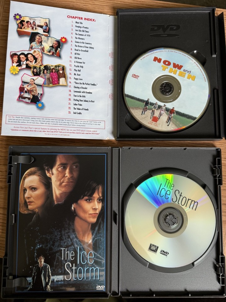 2 CHRISTINA RICCI DVDS. NOW AND THEN/THE ICE STORM. | eBay