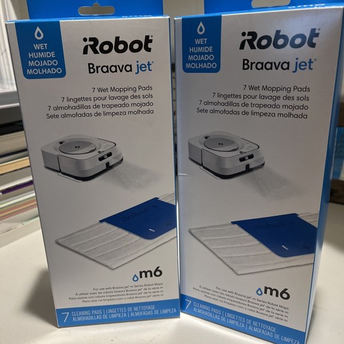IRobot Brava Jet 7 Wet mopping pads, 2 NEW UNOPENED Boxes | eBay