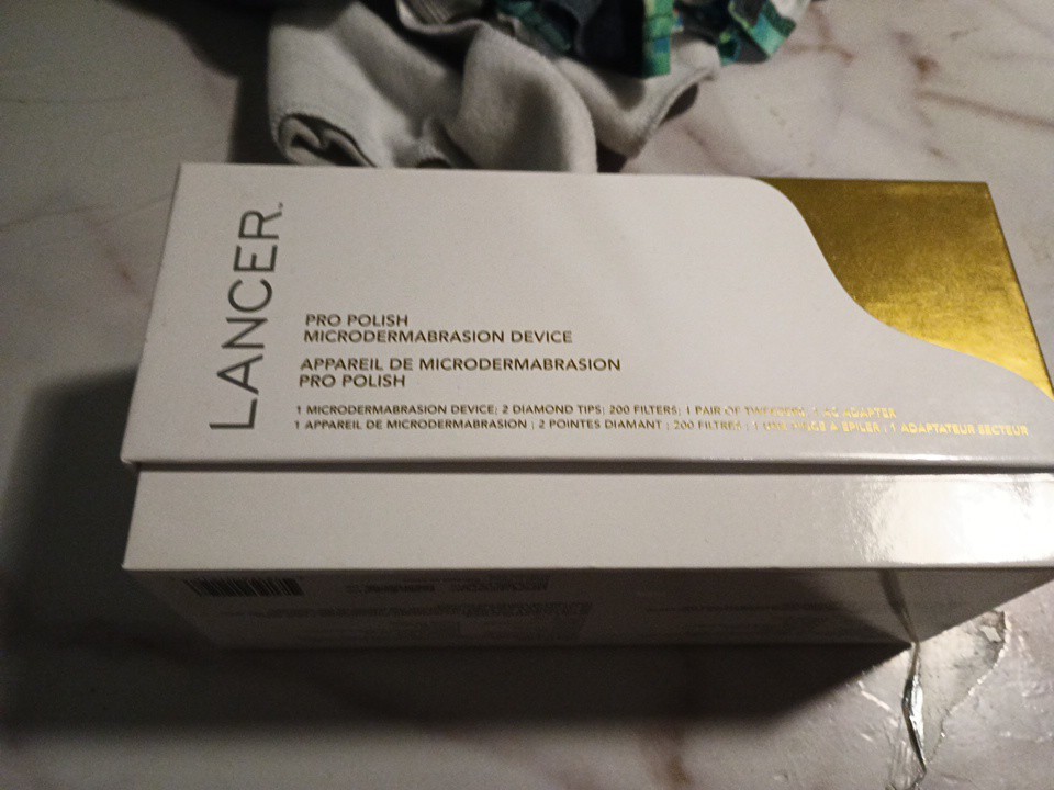 Lancer Pro Polish Microdermabrasion Device Skincare Diamond Tip Suction ...