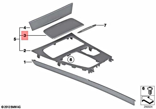 BMW 51169160496 Genuine OEM Trim Cover for sale online | eBay