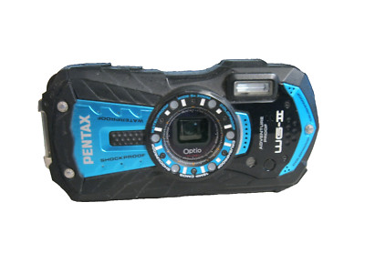 Pentax Optio WG-2 Digital Camera Waterproof Blue | eBay