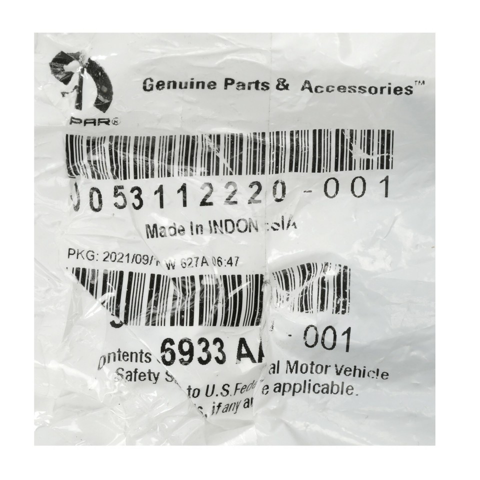 08-22 JEEP DODGE CHRYSLER RAM POWER INVERTER OUTLET OEM NEW MOPAR ...