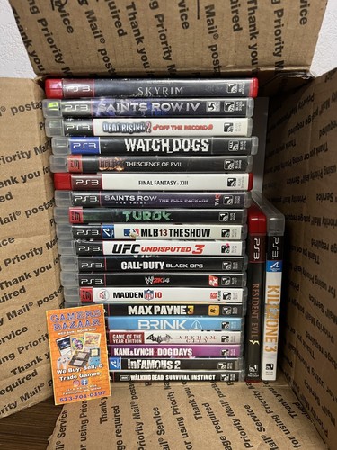 🔥 HUGE 21x PlayStation 3 Game Lot‼️ All Disk Cleaned 📀 Instant PS3 ...