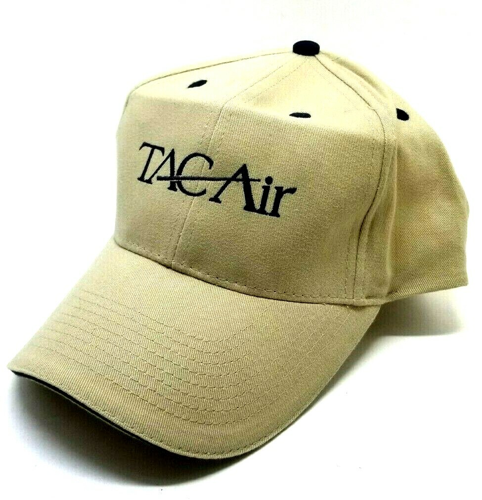 TacAir / Tac Air Tan Embroidered Trucker Hat Baseball… - Gem