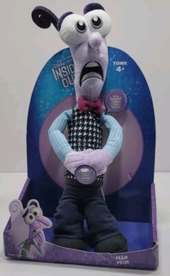 Disney Pixar Fear Inside Out Plush Doll with Squeeze Tomy 2015 | eBay