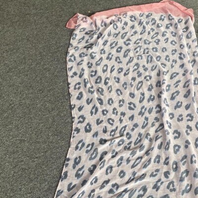 Cheater print pink scarf | eBay Australia
