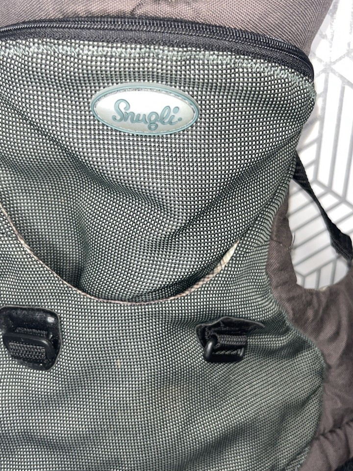 Snugli Baby Carrier Model Grey Front Back Pack | eBay