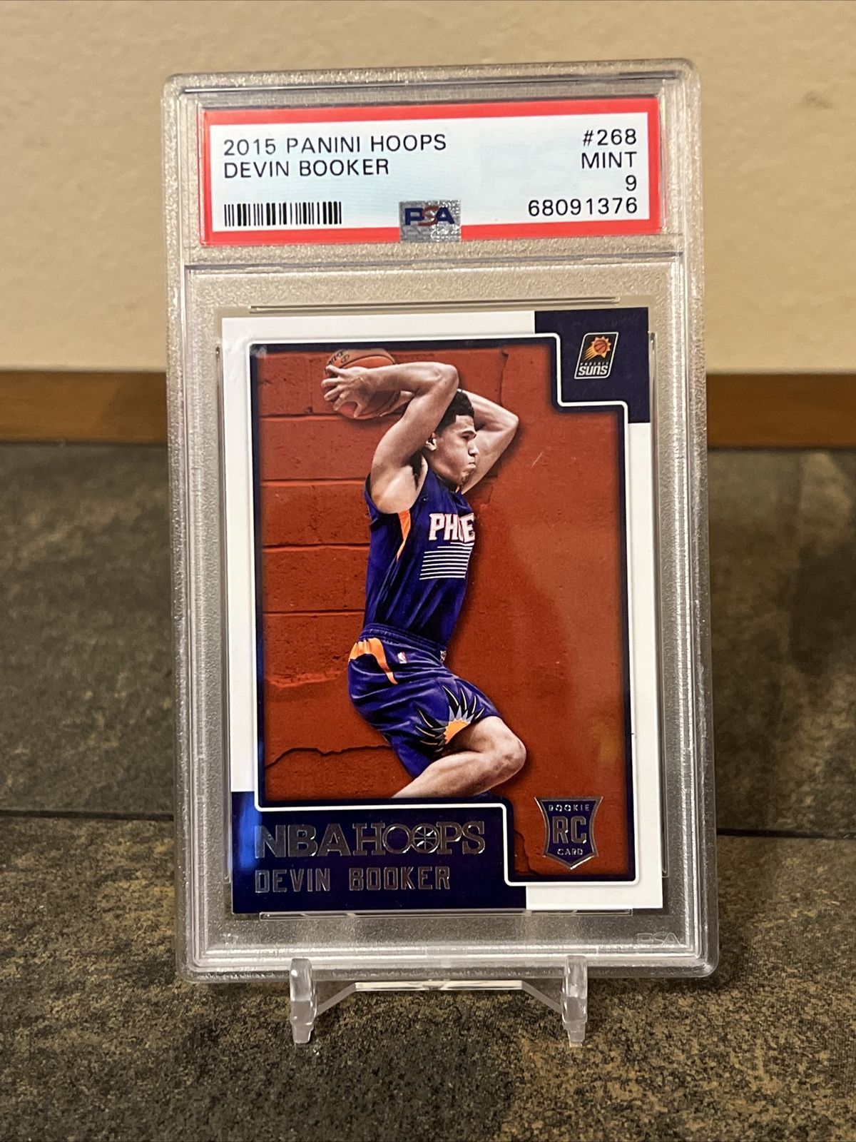 Devin Booker Rookie Card 2015-16 Hoops #268 PSA 9 | eBay