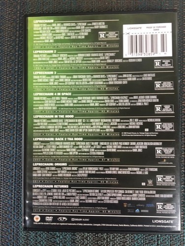 LEPRECHAUN-8 FILM COLLECTION 1993-2013 (6 DVDs) Fast Service ...