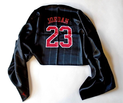 Nike Jordan Head Tie Scarf Bandana Adult OSFM Black/White/Gym Red | eBay