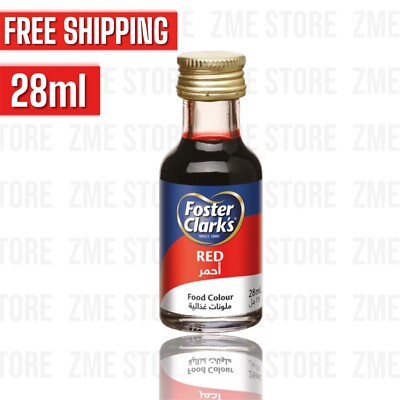 1X Foster Clark's Red Food Color HALAL ( 28 ml ) | eBay Australia