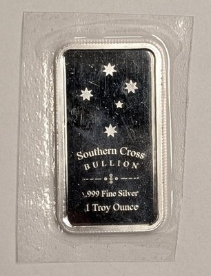 Southern Cross Bullion 1 oz .999 Fine Silver Proof Bullion Australian ...
