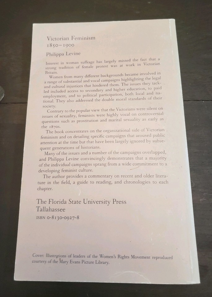 Victorian Feminism, 1850-1900 by Philippa Levine (1989, Paperback ...
