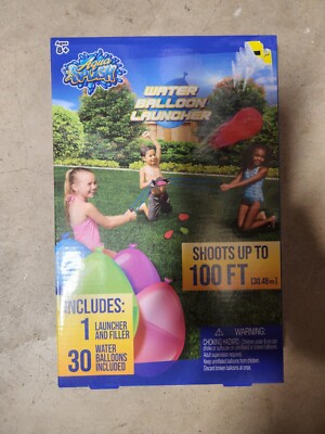 Aqua Squash Water Balloon Launchers fight Flyers Shoots up to 100' New ...