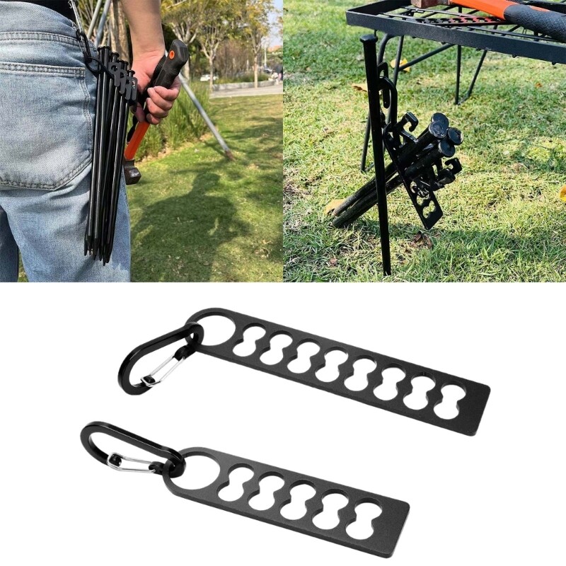 Lightweight Aluminium-Alloy Practical Camping Stake Storage Device with ...