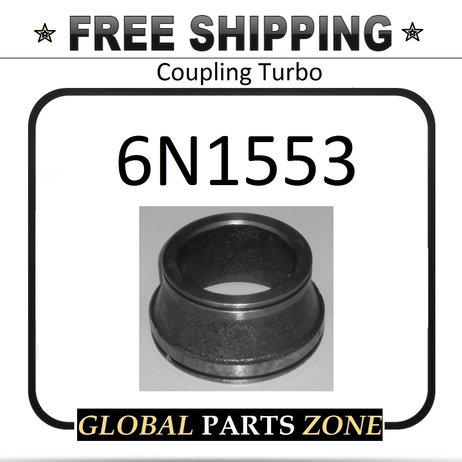 COUPLING TURBO for Caterpillar NEW 6N1553 6N-1553 3304; 3304B; SR4 ...