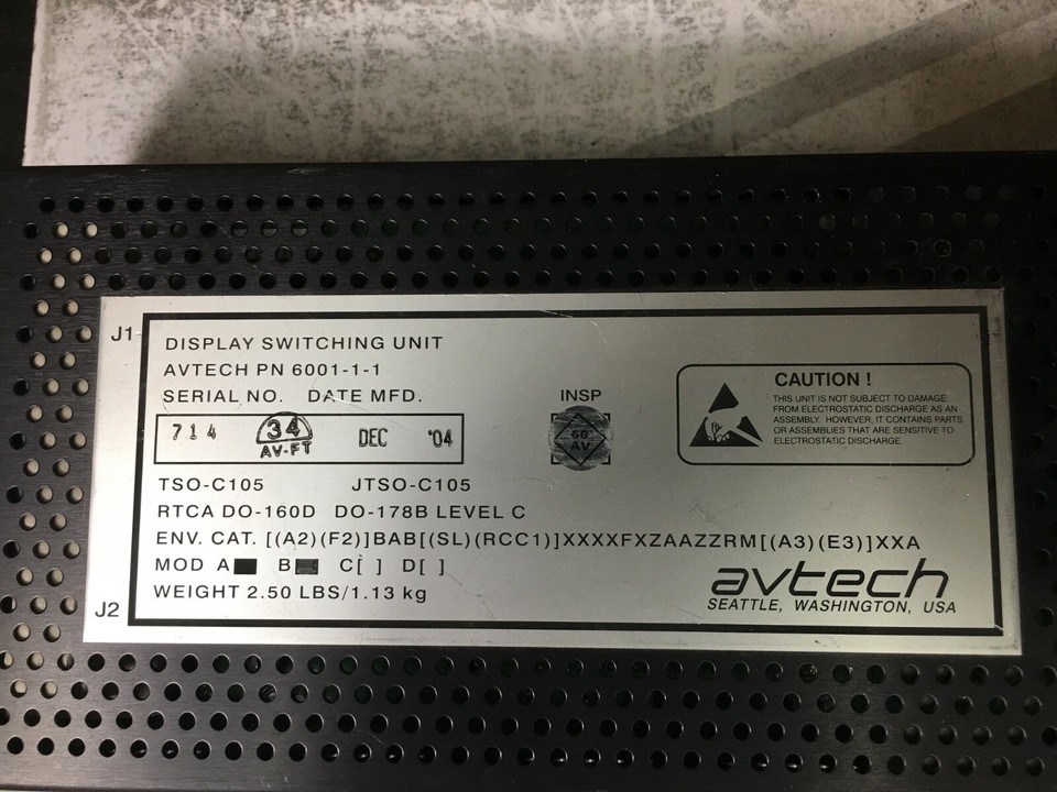 Display Switching Unit 6001-1-1 Removed Working | eBay