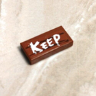 LEGO Wood Sign KEEP Old Western Gold Mine Half Old Hideout Broken Keep ...