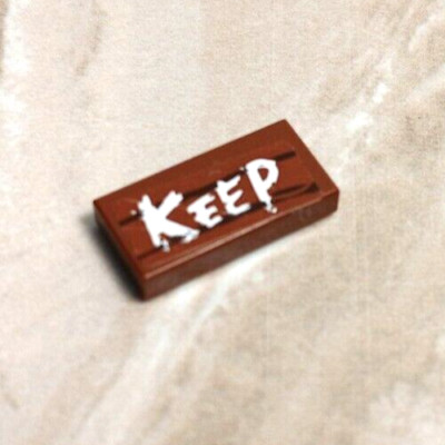 LEGO Wood Sign KEEP Old Western Gold Mine Half Old Hideout Broken Keep ...