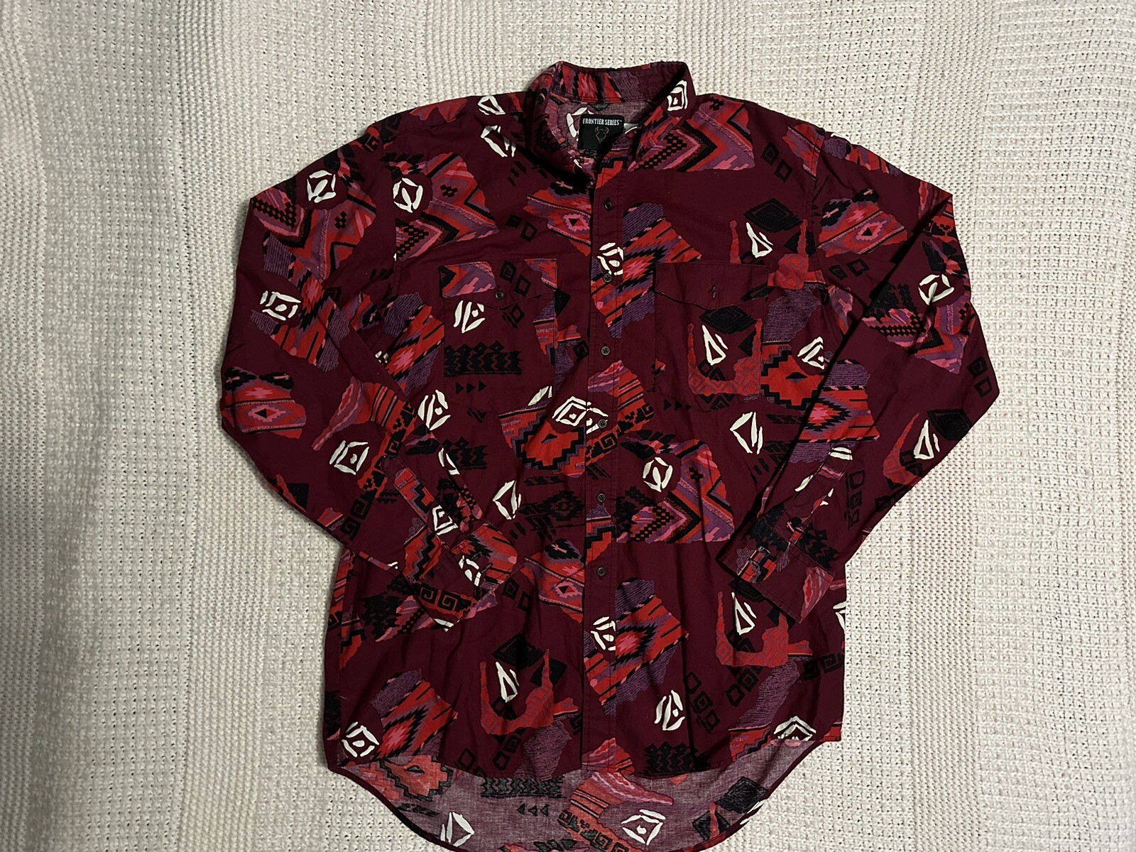 Vintage Frontier Series Western Shirt Mens XL Button … - Gem