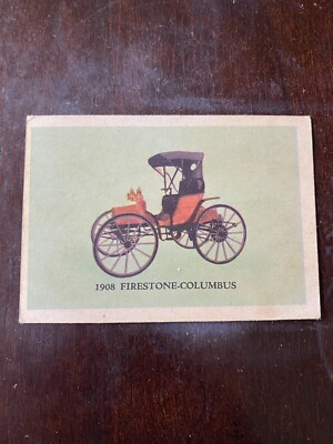 1908 Firestone-Columbus 1953 Oak Manufacturing Cars Card | eBay