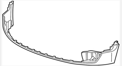 NEW 2020-23 GMC ACADIA DENALI FRONT LOWER BUMPER 84941522 COVER NO CORE ...