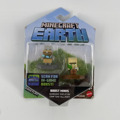 MINECRAFT EARTH Boost Minis Hoarding Skeleton & Crafting Villager ...