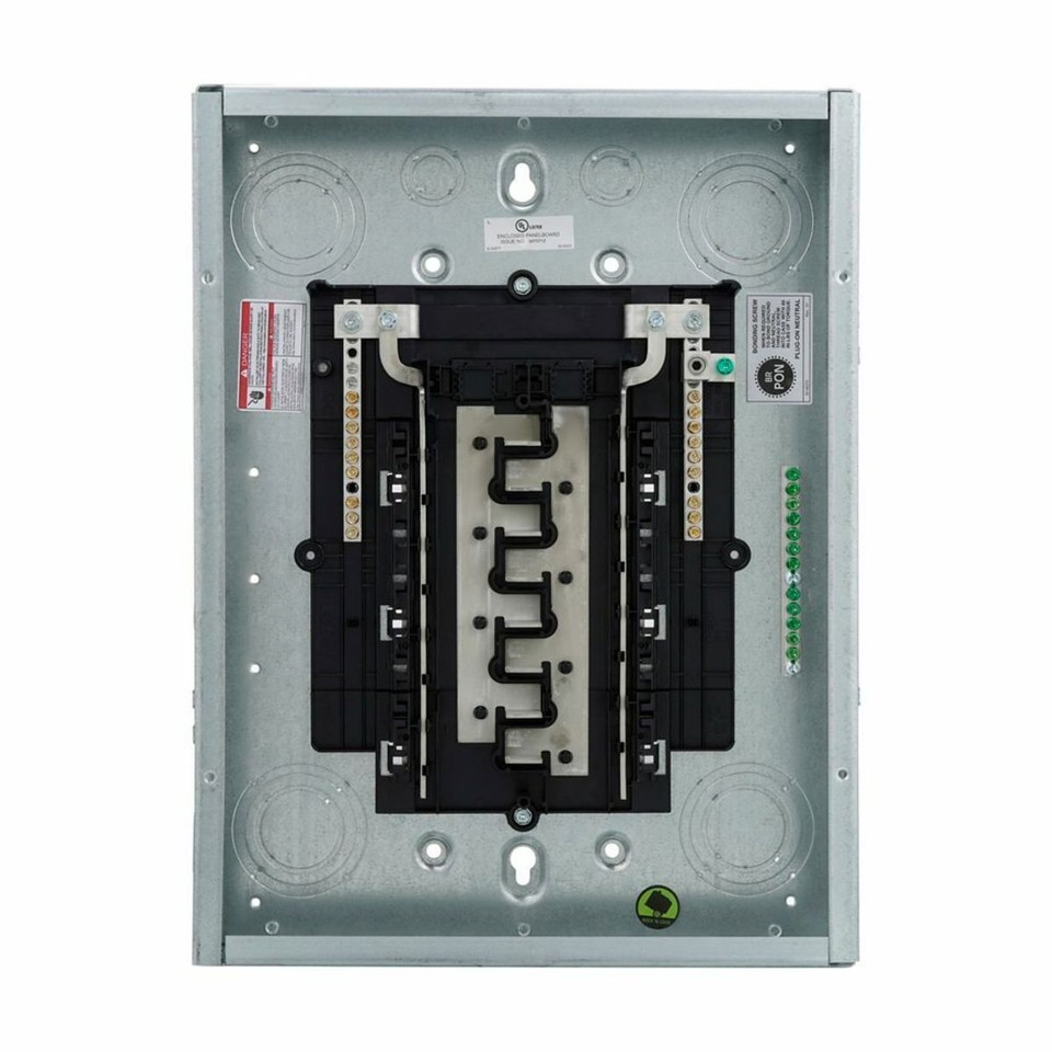 Eaton BRP 12 Space 24 Circuit Load Center 125 Amp 120/240 VAC NEMA 3R ...