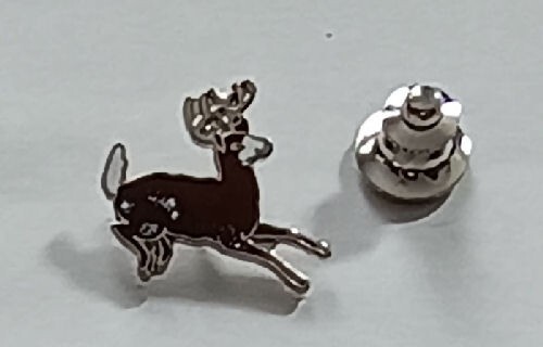 (20) White-tailed buck deer lapel / hat pins with deluxe ball clutches ...