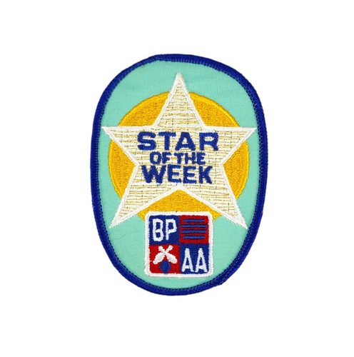 Bowling BPAA Star Of The Week Patch Multicolor Vintage | eBay
