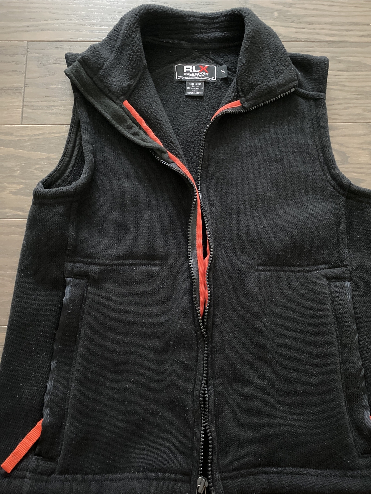 Polo Ralph Lauren RLX Sport Fleece Womens Vest Black … - Gem
